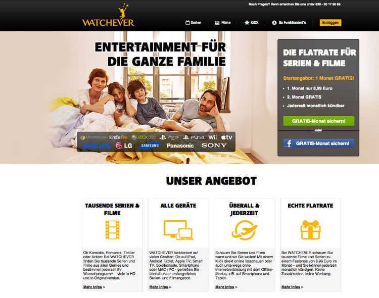 Watchever: Netflix-Konkurrent kämpft ums Überleben - Streaming und TV ...