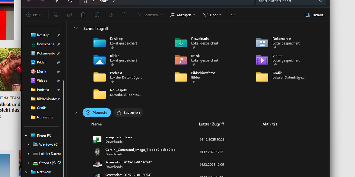 Microsoft wollte den Explorer verbessern und hat alles nur schlimmer ...