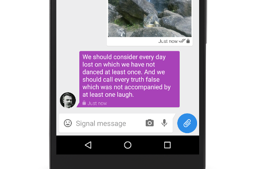 Signal: Krypto-Messenger will Kontaktdaten vor Server-Betreibern ... Signal: Krypto-Messenger will Kontaktdaten vor Server-Betreibern ...