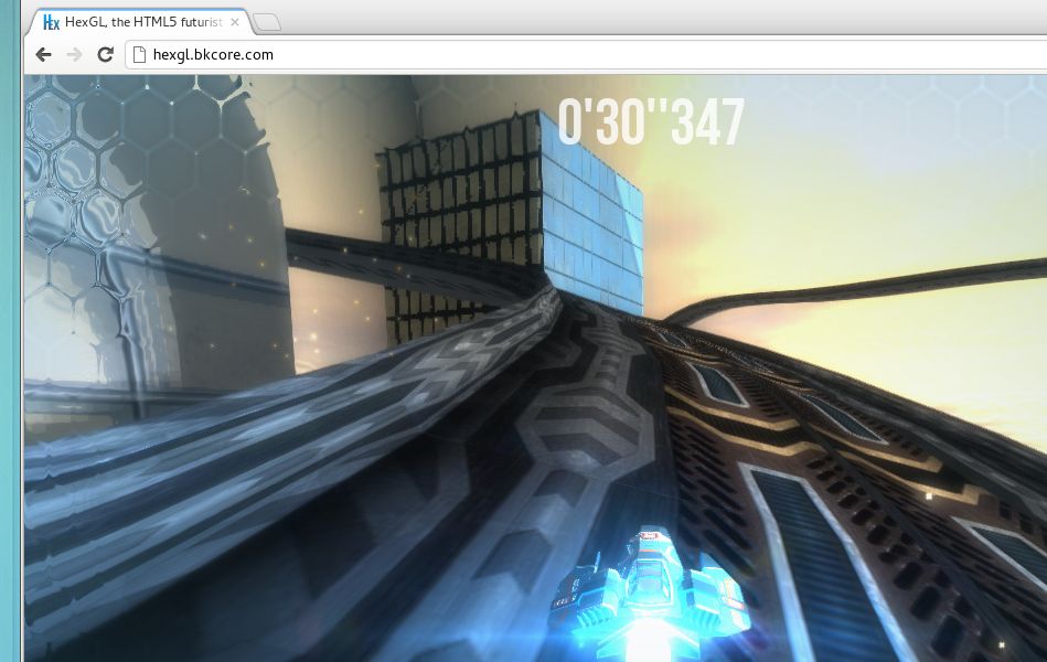 "HexGL": "WipEout" im Browser - Games - derStandard.at › Web