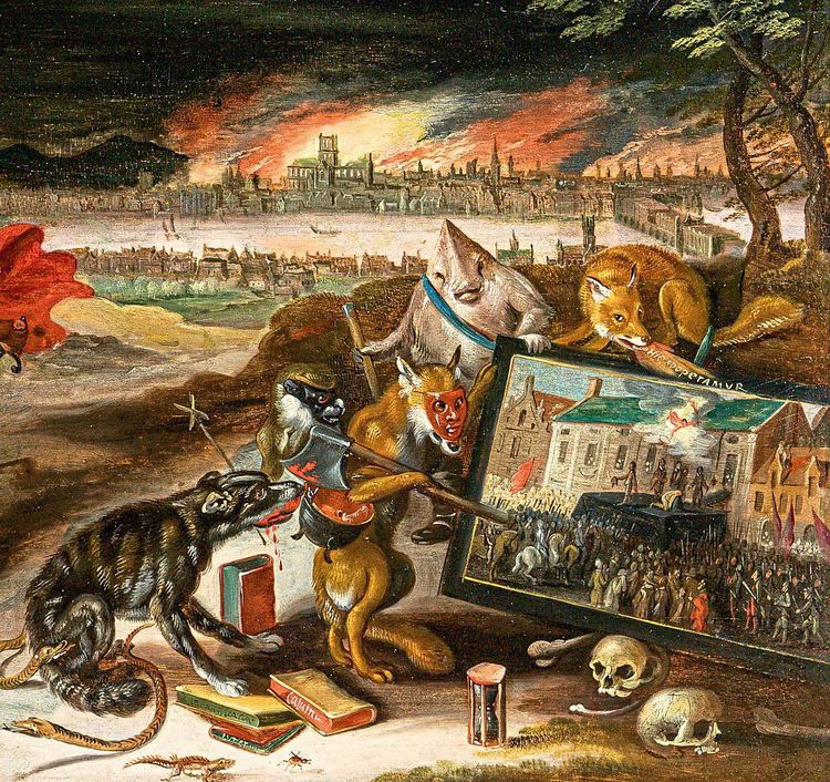 Brueghels düstere Allegorie auf Charles' royale Namensvettern ...