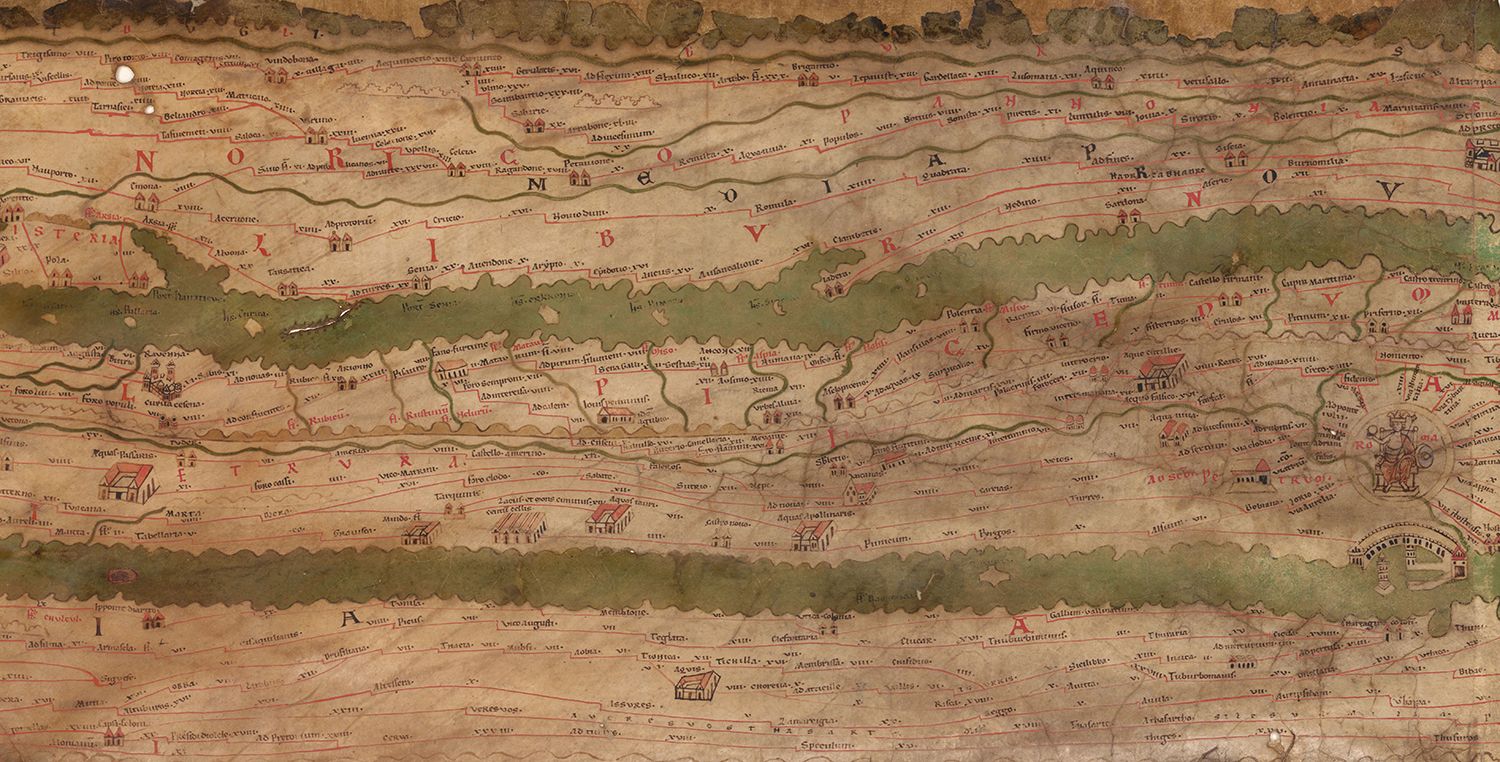 Die Tabula Peutingeriana: antike Karte der römischen Straßen - Wissens ...