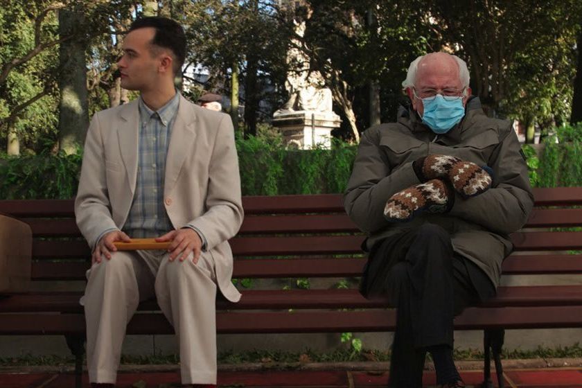 US-Senator von "Bernie-Memes" unbeeindruckt: "Ich habe doch nur ...