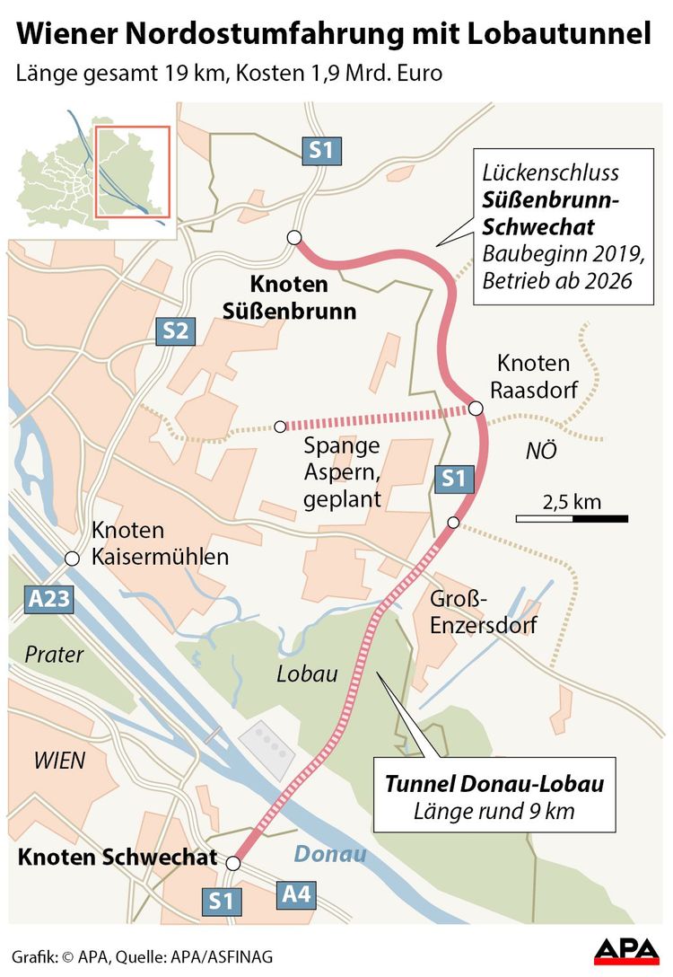 Lobautunnel kostete bisher schon 45 Millionen Euro - Wien - derStandard ...