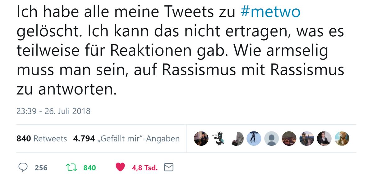 Rechtsextremisten versuchen #MeTwo-Debatte zu vereinnahmen ...