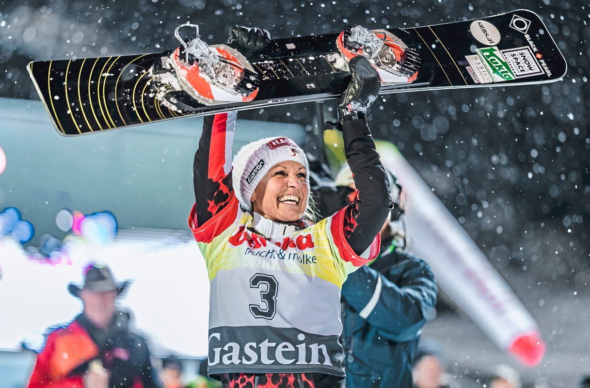 Snowboarderin Claudia Riegler älteste Weltcupsiegerin aller Zeiten ...