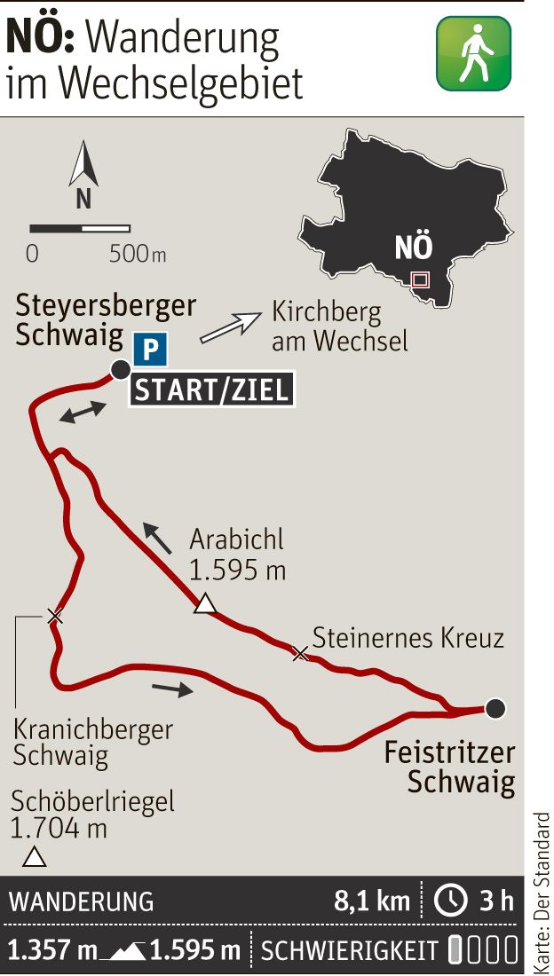 Wandern in Niederösterreich: Schwaig um Schwaig am Wechsel - Urlaub in ...