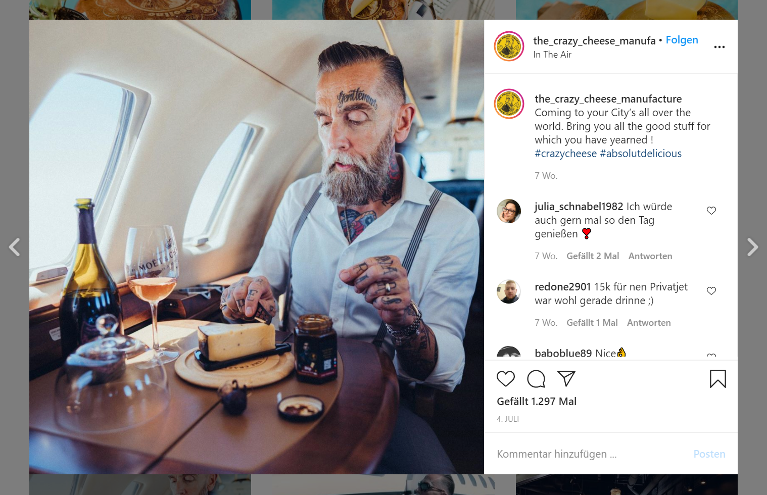 Käse-Social-Media-Star Crazy Cheese wehrt sich gegen Vorwürfe - Webmix ...