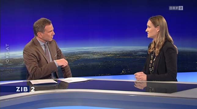 Kristin Helberg zu Gast in der "ZiB 2": Schnelldenkerin - TV-Tagebuch ...