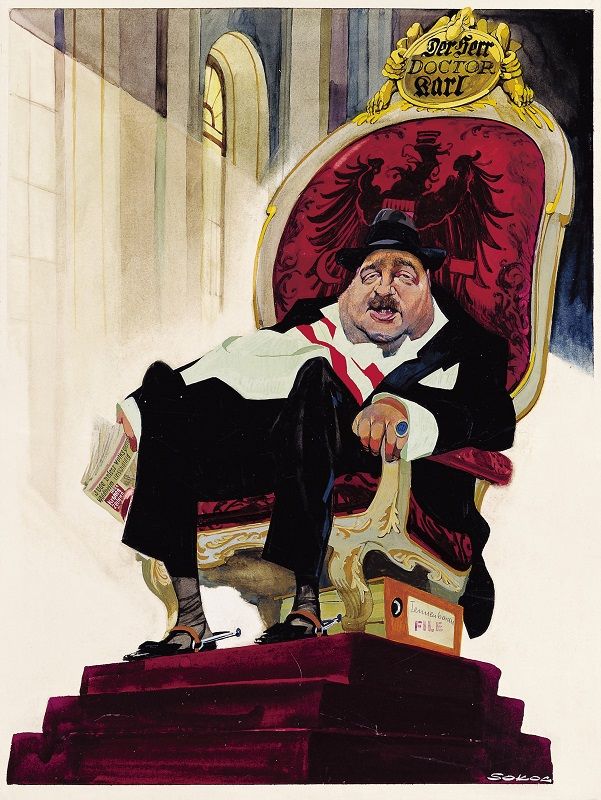 Erich Sokol im Karikaturmuseum: Zwischen "Playboy", Dichand und ...