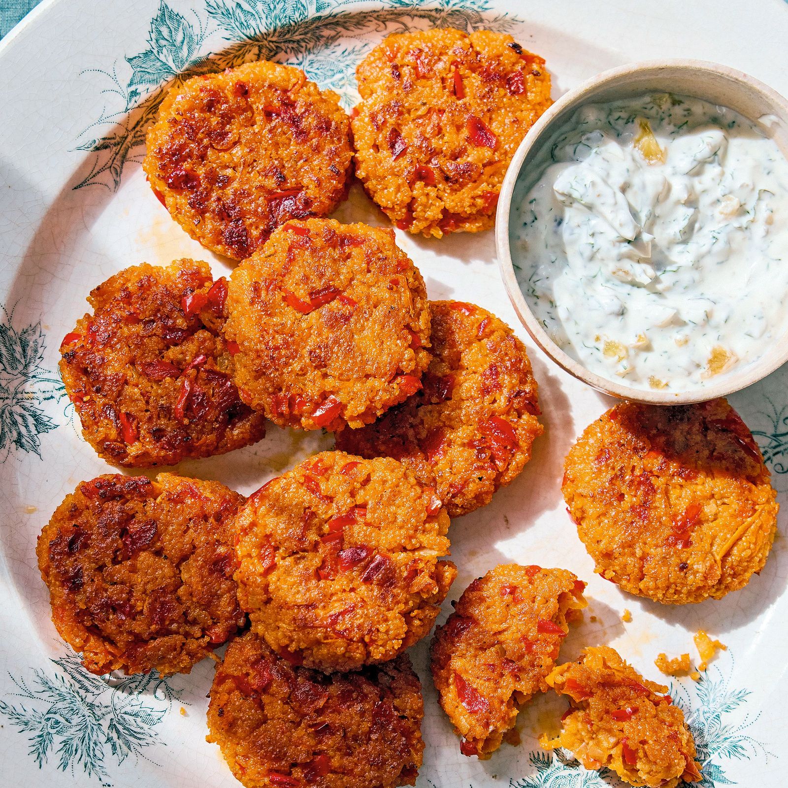 Rezept für palästinensische Couscous-Puffer - Vegetarische Rezepte ...