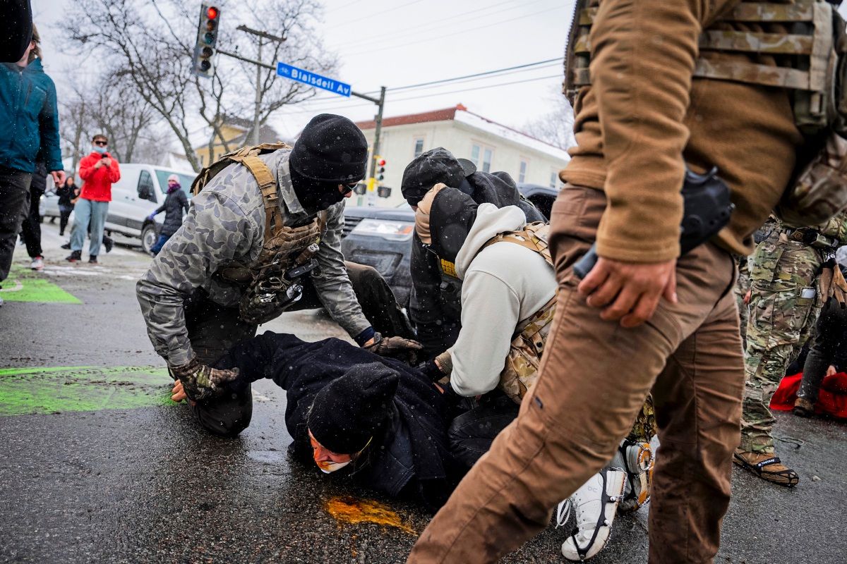 Pepper Sprayed While Pinned Down A Searing Scene Provokes Outrage