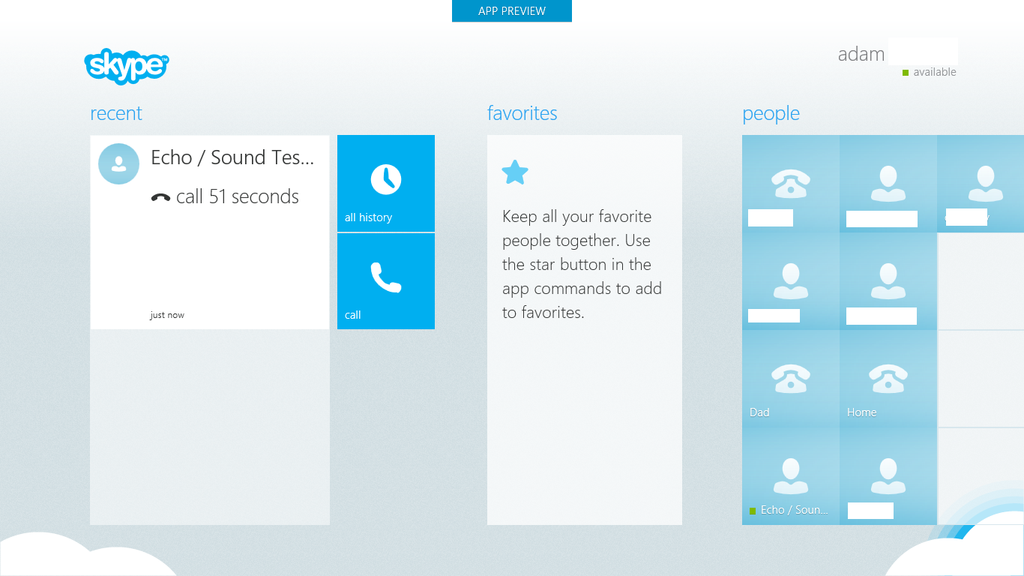 Geleakte Screenshots zeigen freundlicheres Skype für Windows 8 ...