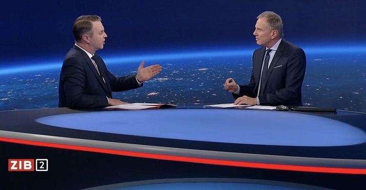 Hat Nehammer gelogen?, fragt Wolf, und Babler antwortet: "Ganz genau ...