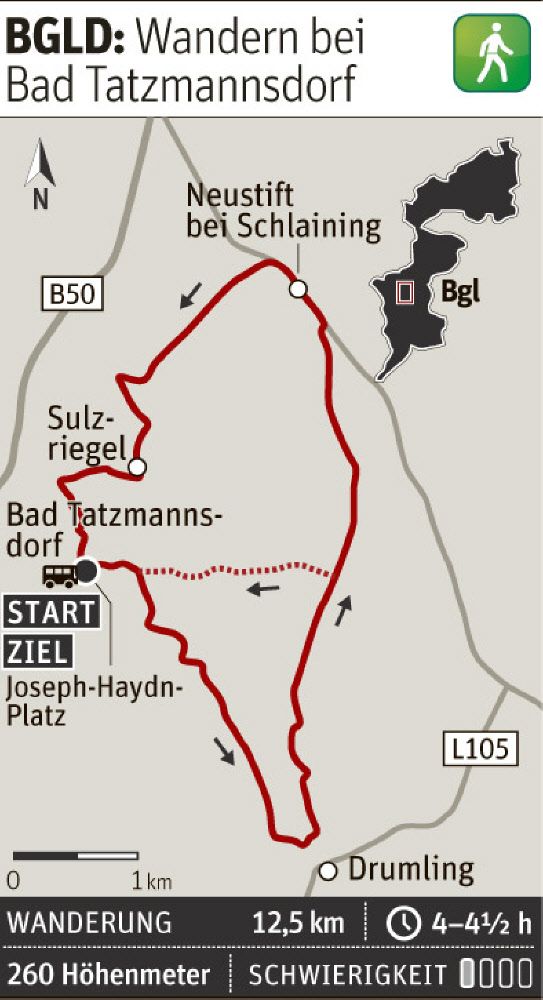 Burgenland: Eine Panoramarunde bei Bad Tatzmannsdorf - Urlaub im ...