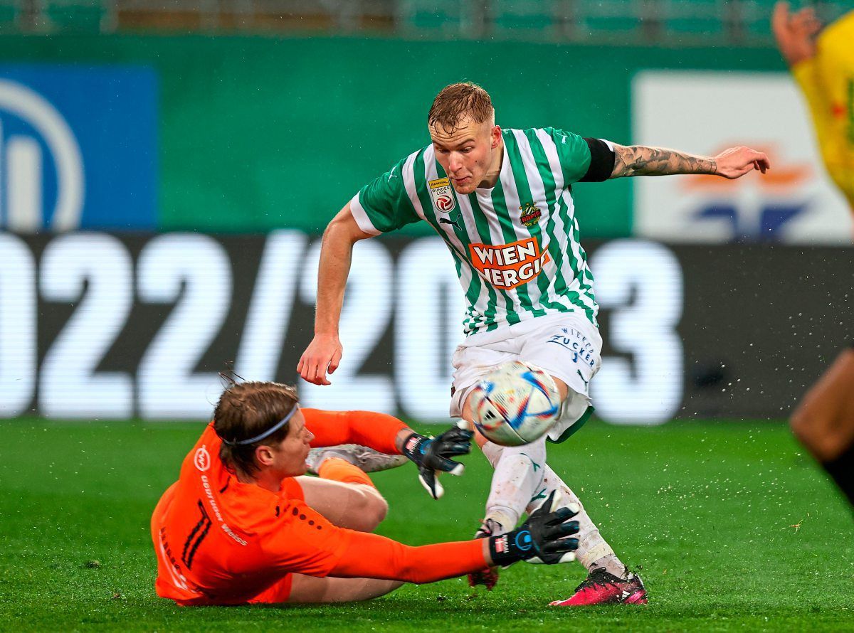 Strunz-Doppelpack beschert Rapid klaren Sieg gegen Altach - Bundesliga ...