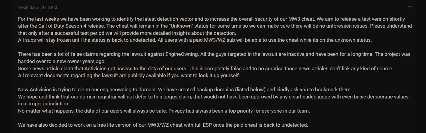 Activision gewinnt Millionenprozess gegen deutschen Cheathersteller ...