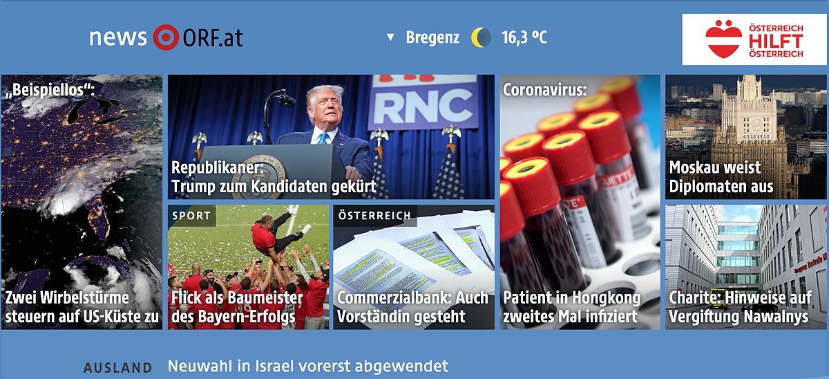 ORF.at bekommt zweiten Chefredakteur für Bewegtbild und aktuelle News ...