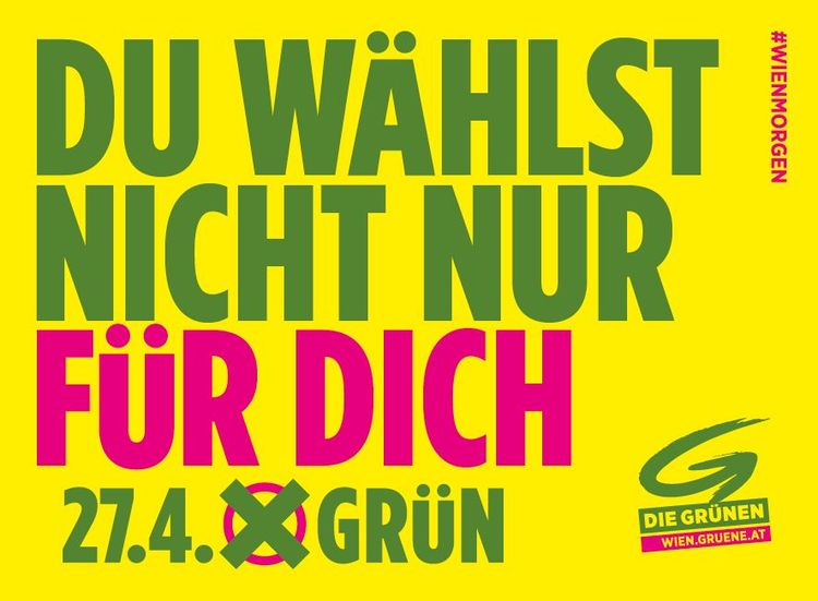 Grüne und Neos plakatieren denselben Slogan - Österreich - derStandard ...