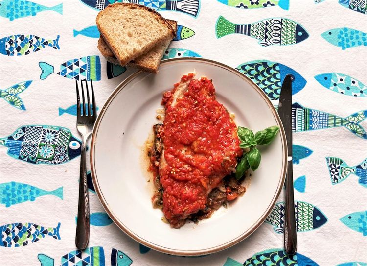 Rezept: Überbackene Goldbrasse aus dem Rohr - Hauptspeisen ...