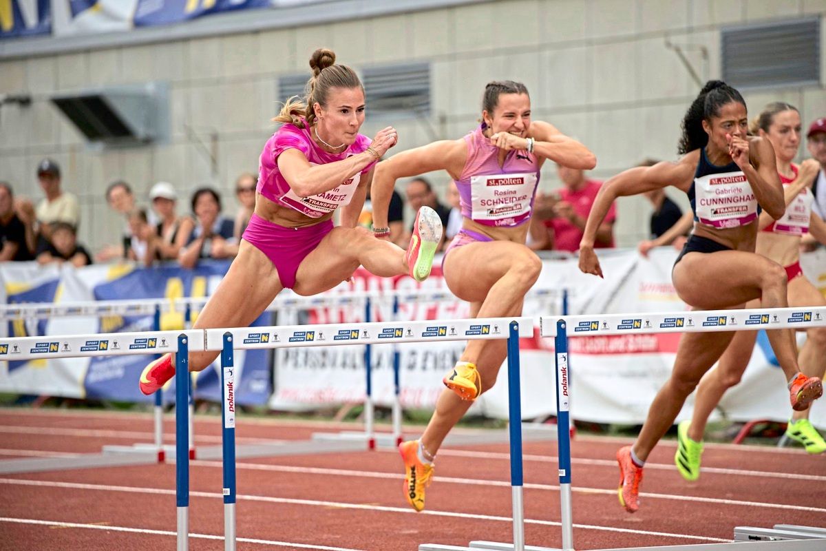 Karin Strametz stellt österreichischen Rekord im Hürdensprint auf ...