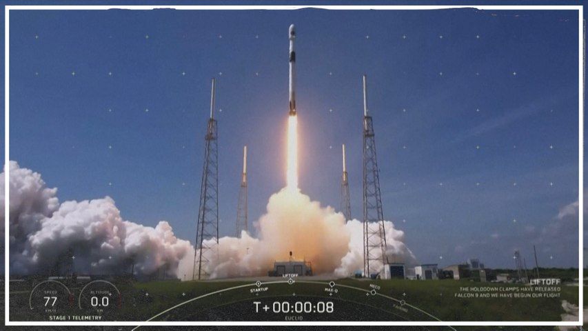 Rakete bringt Esa-Teleskop Euclid erfolgreich ins All - Video ...