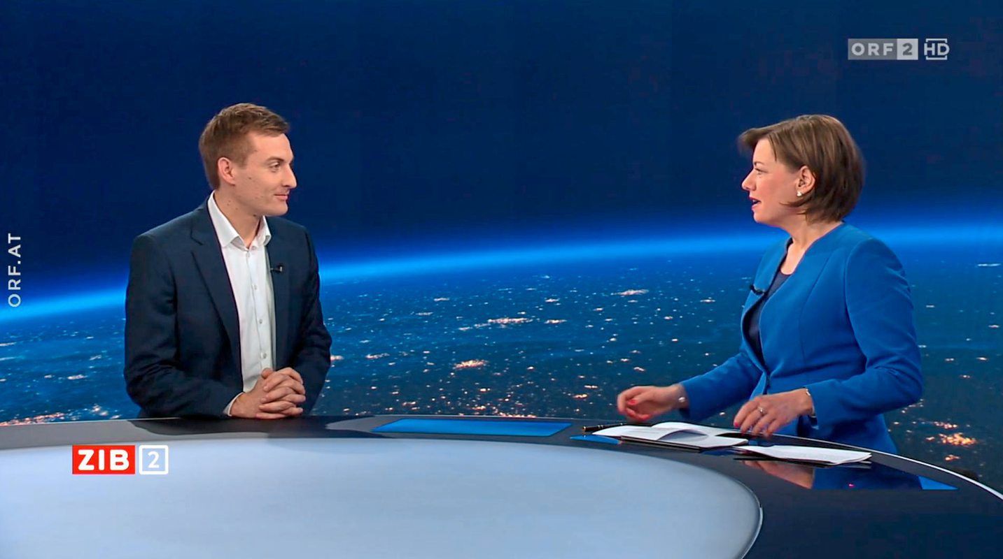 SPÖ-Niederösterreich-Chef Sven Hergovich in der "ZiB 2": Ein Wasserfall der Inhalte - TV ...