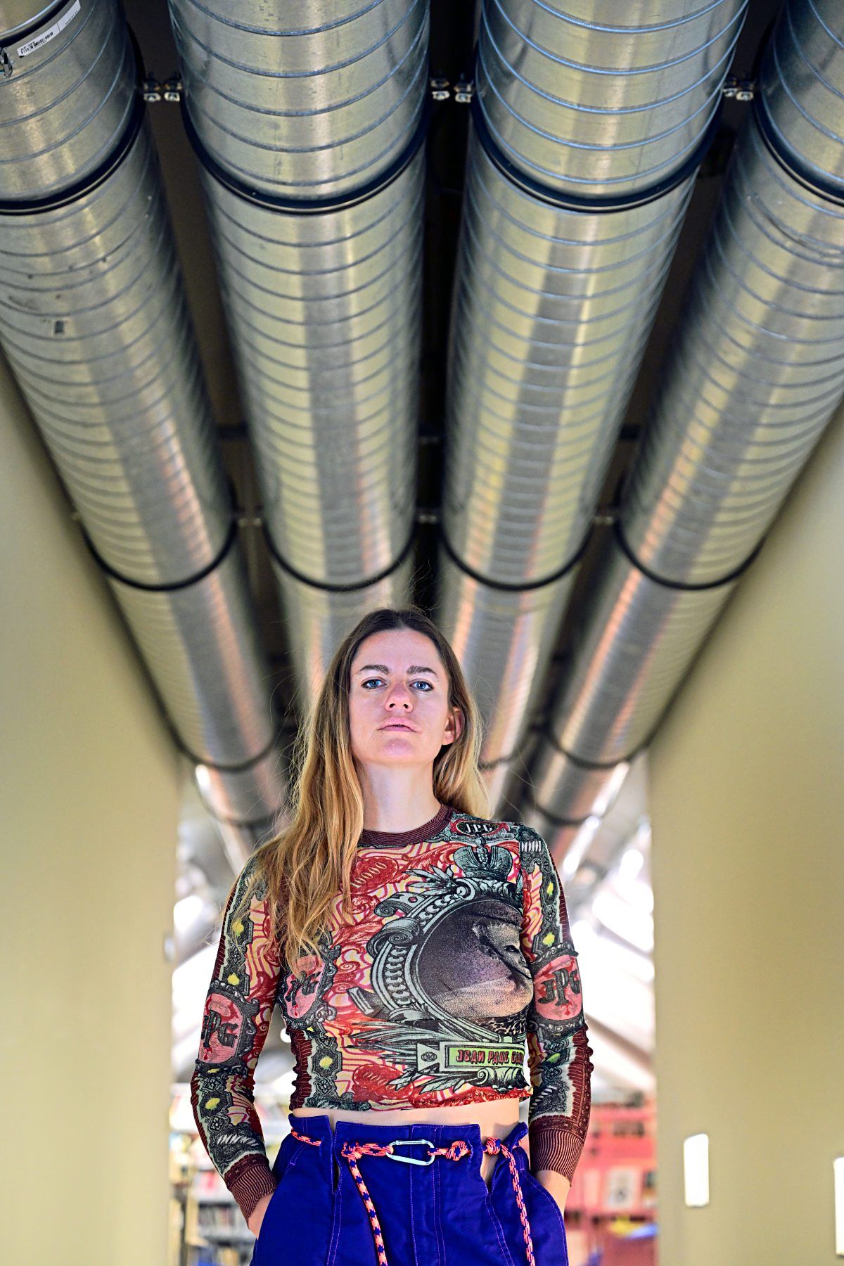 Als Choreografin Florentina Holzinger mit ihrer Harfe verreiste ...