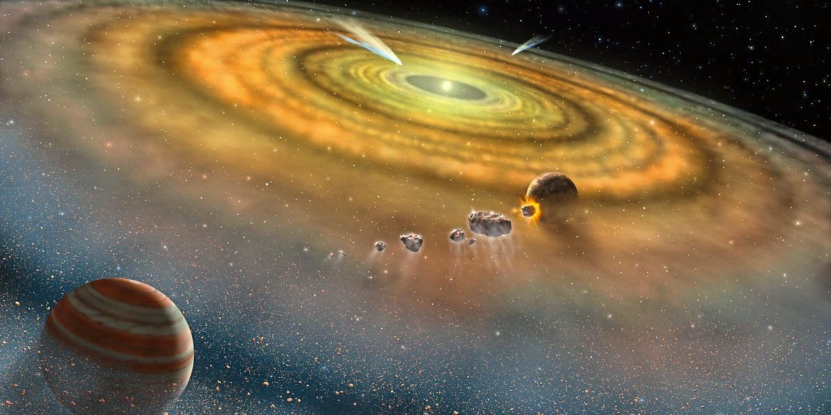 Brachte der Urnebel Wasser auf die junge Erde? - Weltraum - derStandard ...