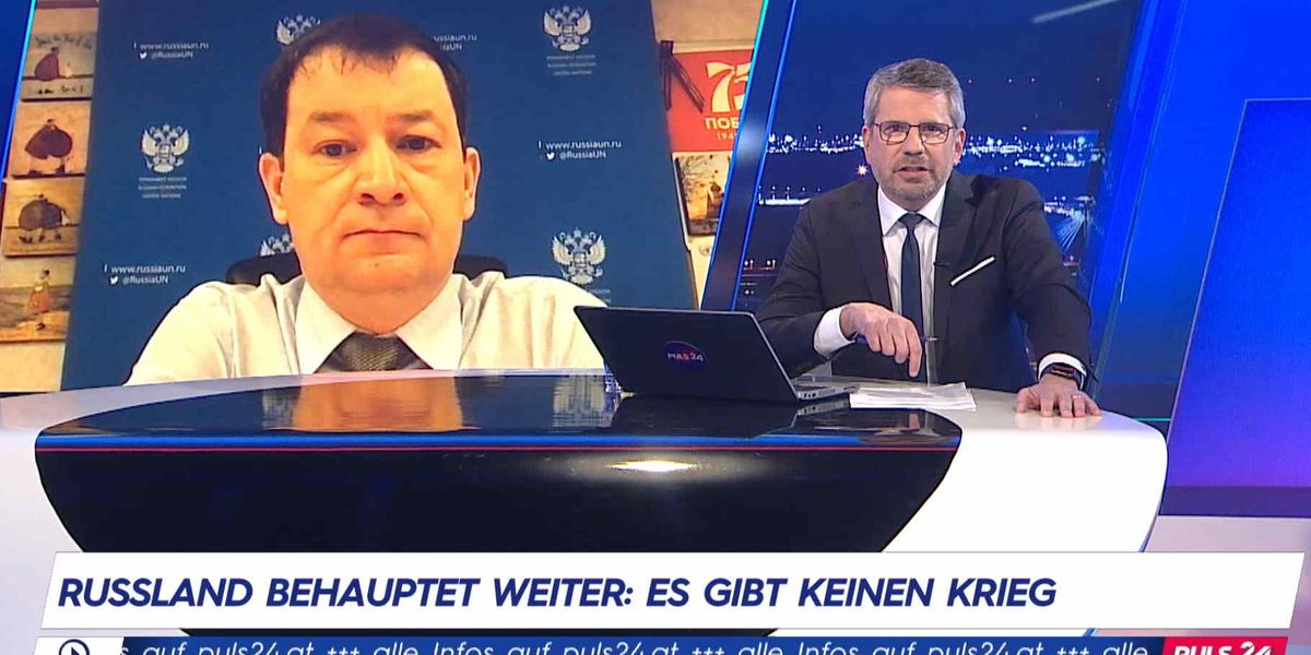 "Ich weiß nicht, was Sie rauchen": Russischer Diplomat wird in Puls-4 ...