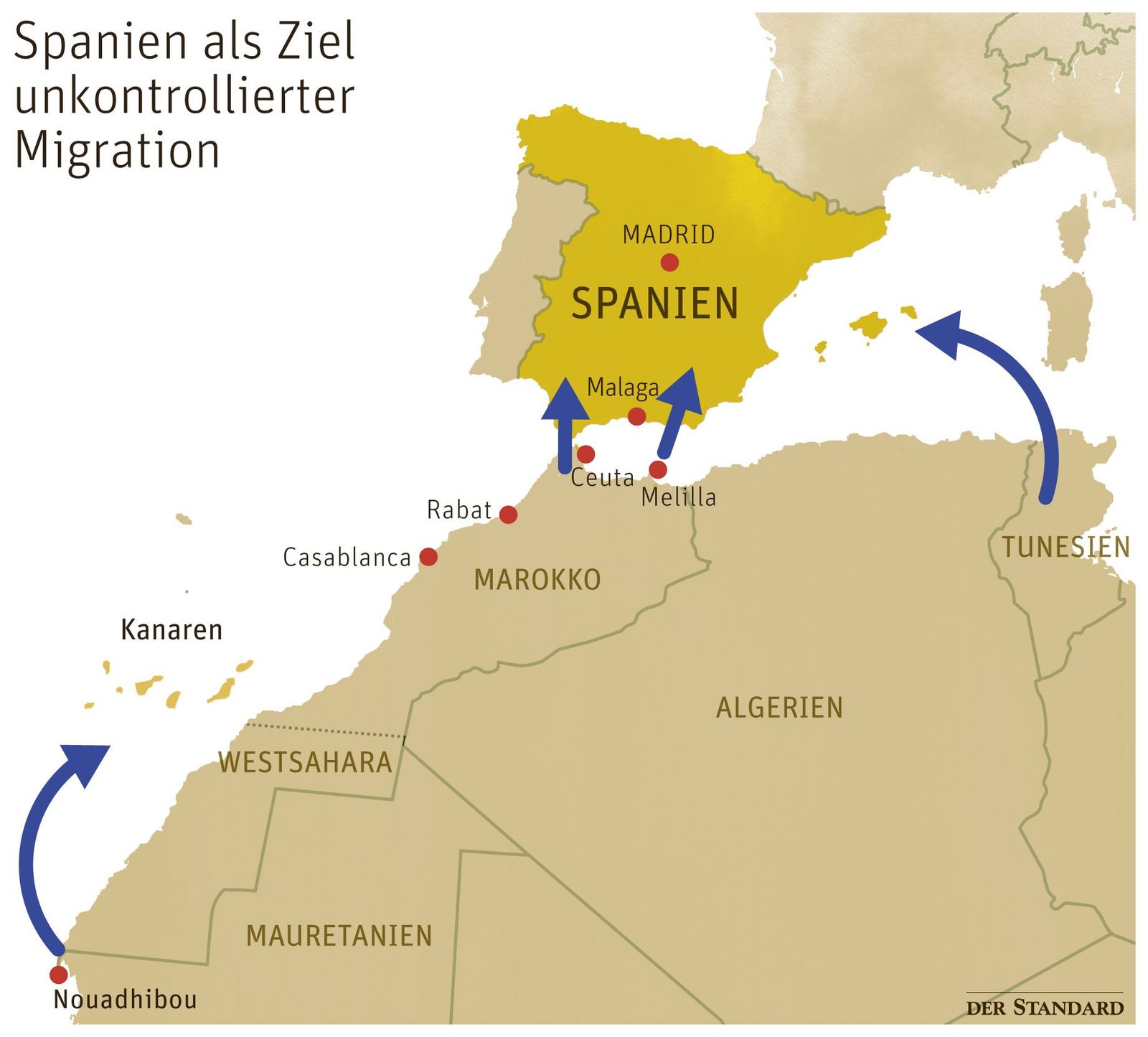 Spanien fühlt sich in Migrationspolitik alleingelassen - Spanien ...