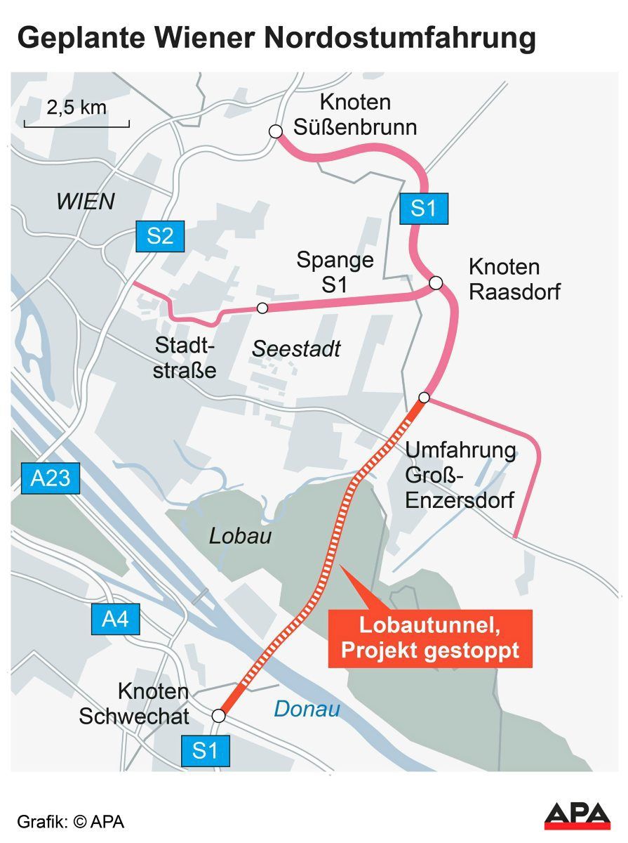 Lobautunnel bleibt trotz Prüfung als Teil der S1 im Straßengesetz ...