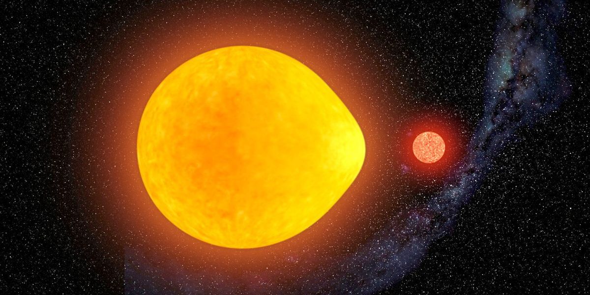 Astronomen entdeckten ersten Stern, der nur einseitig pulsiert - Raum ...