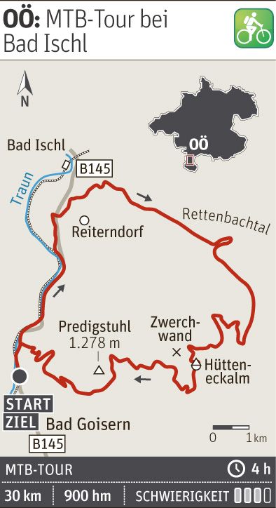 Bad Goisern: Mit dem Bike entspannt durch die Steilwand - Urlaub in ...