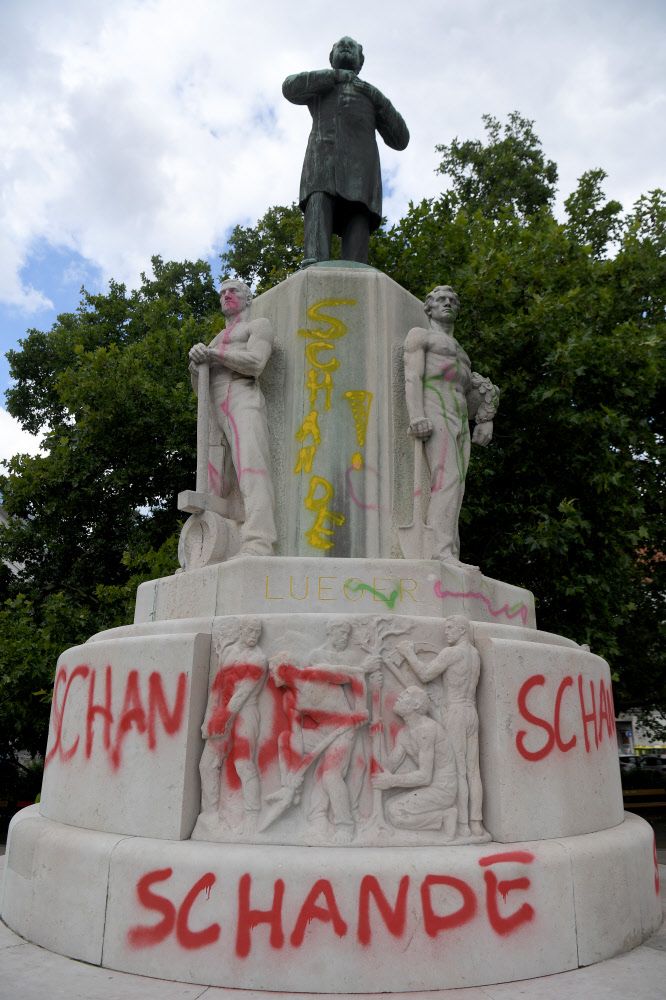 Wiener Lueger-Denkmal wird umgestaltet, der Platz behält seinen Namen ...