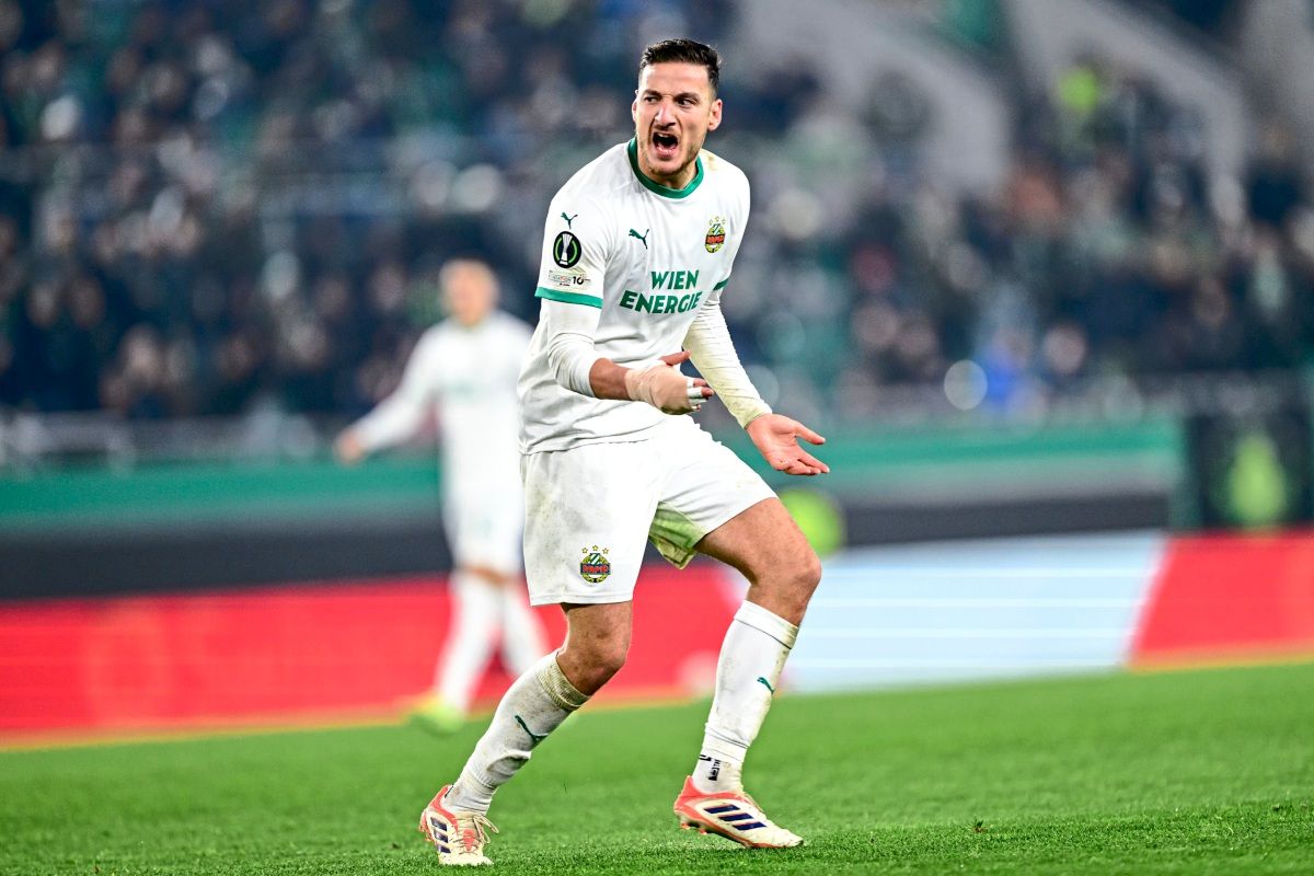 Conference League: Rapid schießt Mostar im Finish den Ausgleich zum 1:1 ...