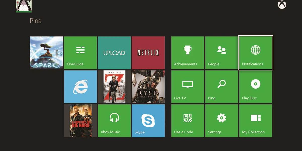 Das Interface der Xbox One: Windows 8 lässt grüßen - Gaming-Hardware ...
