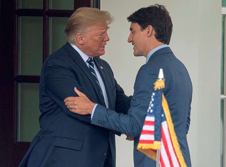 Nach Zoll-Ankündigung: Trudeau traf Trump in Florida - USA ...