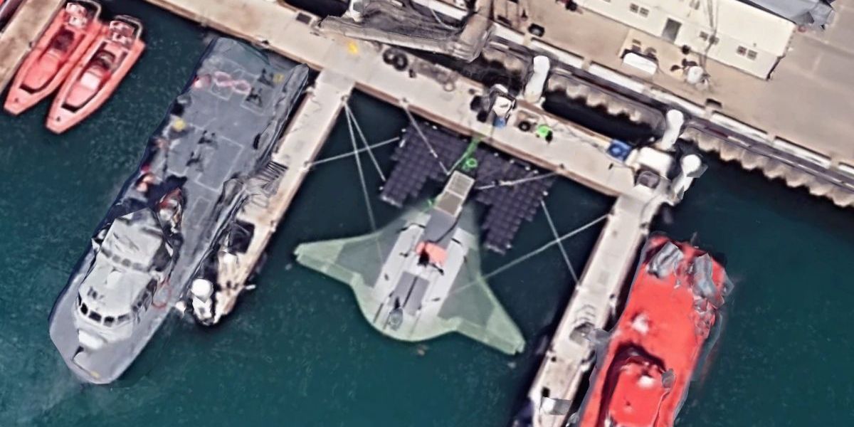 Manta Ray: Die neue US-Seekriegsdrohne ist ganz offen auf Google Maps ...