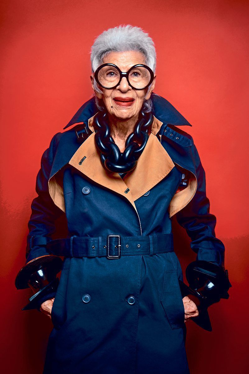 Iris Apfel: Modeikone und Neo-Model ist 98 - Mode & Kosmetik ...