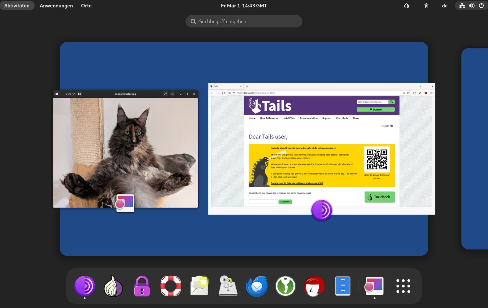 Tails 6.0: Neue Generation des anonymisierenden Linux bringt viele ...