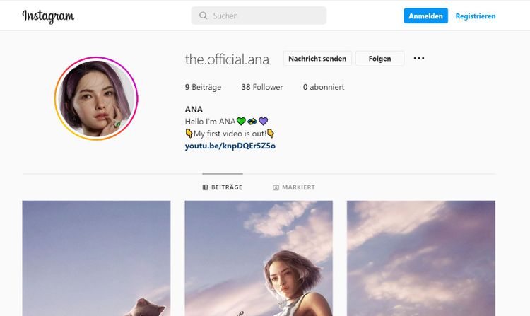 "Ana": Virtuelle Influencerin soll Games-Branche als Model, Moderatorin ...