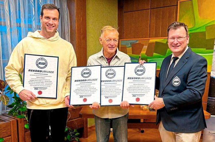 Markus Rogan taucht unterm Eis zum Weltrekord: "Der Körper schaltet ein ...