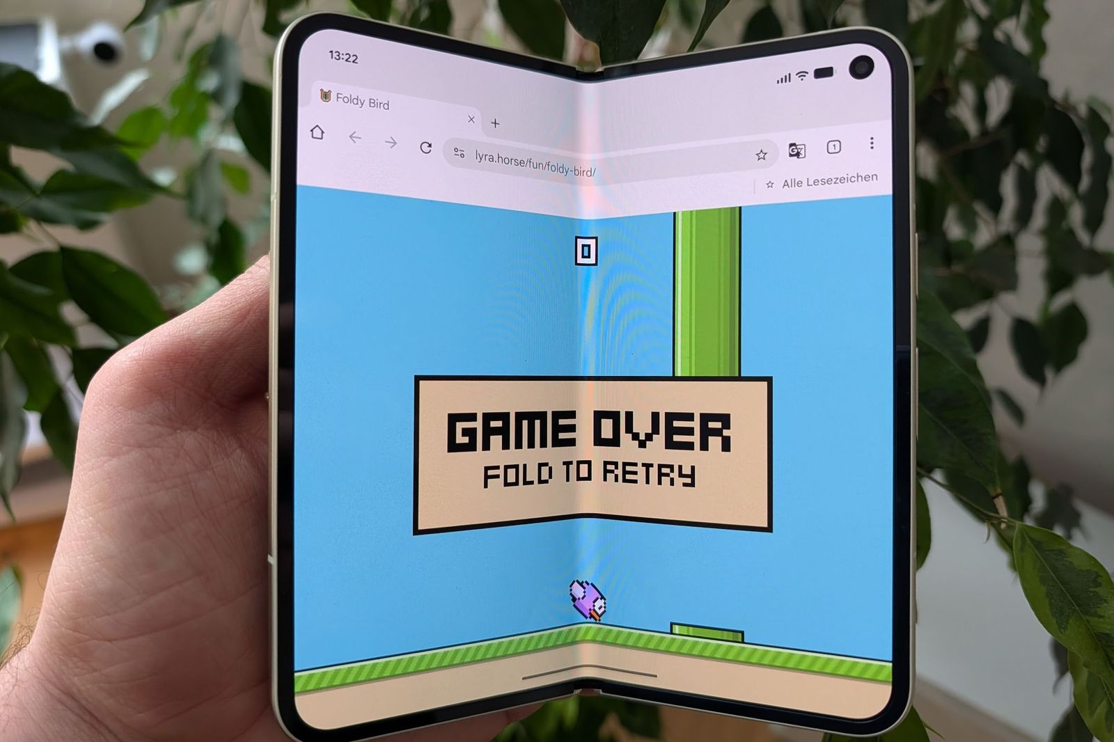 Foldy Bird: Das frustrierendste Spiel der Welt mit dem faltbaren ...