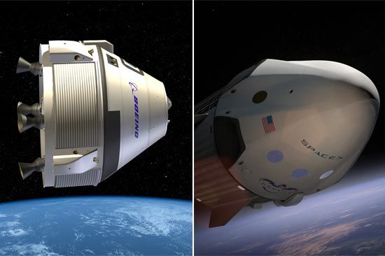Besatzung für erste bemannte kommerzielle Raumschiffe ausgewählt ...