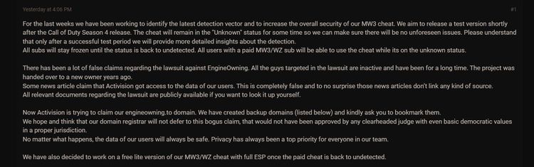 Activision gewinnt Millionenprozess gegen deutschen Cheathersteller ...