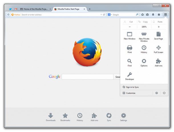 Firefox 29 Beta mit komplett neuer Oberfläche - Browser - derStandard ...