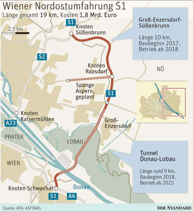 Rot-Grün streitet 2017 weiter um Lobautunnel - Wien - derStandard.at ...