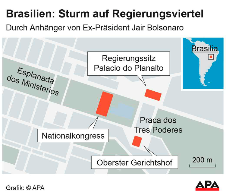 Warum in Brasilien rechte Demonstranten Regierungsgebäude verwüsten ...