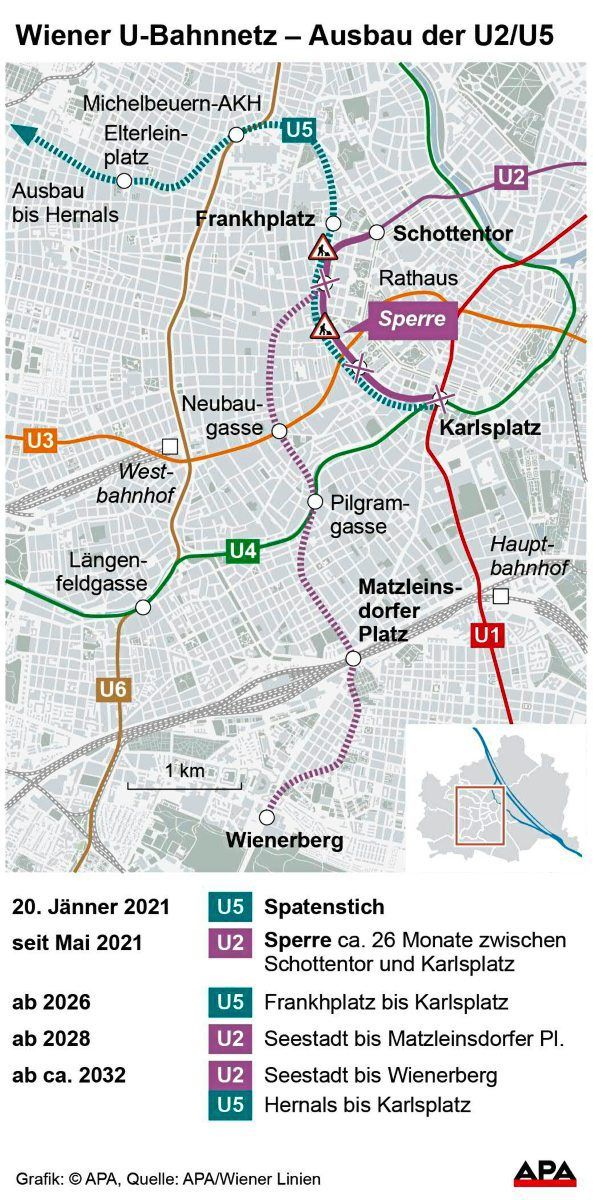 Kostenanstieg bei U2/U5-Bau in Wien - Wien - derStandard.at › Panorama